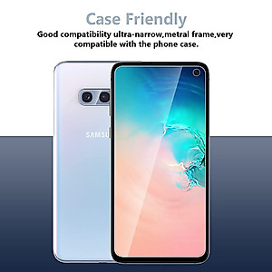 TOCOL [2+2 Pack for Samsung Galaxy S10e, Not for Galaxy S10-2 Pack Tempered Glass Screen Protector + 2 Pack Camera Lens Protector HD Clarity, Bubble-Free, Easy Installation Tray