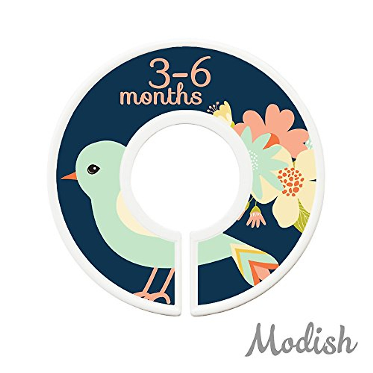 Modish Labels Baby Clothes Size Dividers, Baby Closet Organizers, Size Dividers, Baby Closet Organizers, Closet Dividers, Clothes Organizer, Girl, Boho, Tribal, Feathers, Flowers, Birds (Baby)