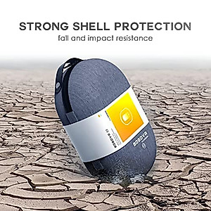 BOBOVR C2 Carrying Case - Compatible with Quest 2 Strap and Controllers, Hard Large Space,Travel Protection, Waterproof Zipper Technology