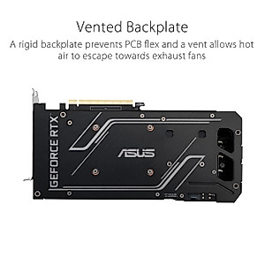 ASUS KO NVIDIA GeForce RTX 3060 V2 OC Edition 12GB GDDR6 Gaming Graphics Card (PCIe 4.0, 12GB GDDR6 memory, LHR, HDMI 2.1, DisplayPort 1.4a, Axial-tech Fan Design, 0dB technology, Enduring capacitors)
