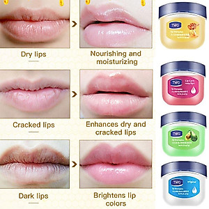 Fruit Flavored Lip Balm Set, Anti Chapping Lip Mmoisturizers, Mini Chapstick, Relieves Dull and Dry Skin, Long Lasting Lip Care Products