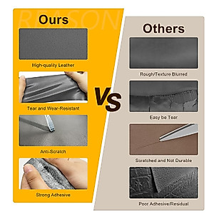 Leather Repair Tape, Self-Adhesive Leather Repair Patch for Sofas, Car Seats, Handbags,Furniture, Drivers Seat, Black, 4 X 120 Inch