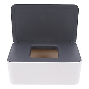 1pc Storage Box Plastic Tissue Case Dispenser Holder with Lid Dispenser Holder