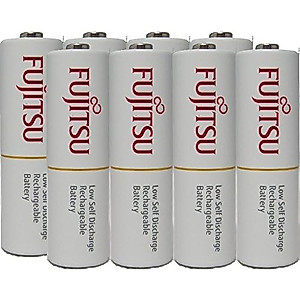 Fujitsu Ready-to-use HR3UTC AA Rechargeable Battery NiMH 1.2V Min. 1900mAh Made in Japan 8 Pcs