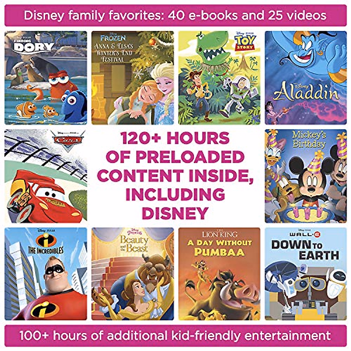 CINEMOOD Portable Movie Theater - Includes Educational Disney Content, Streams Netflix and Youtube - Anytime, Anyplace