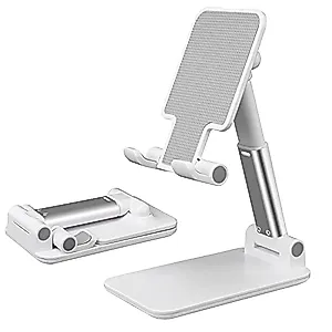 Cell Phone Stand for Desk, Angle Height Adjustable Phone Holder for Office, Compatible with iPhone 12 11 Pro XS Max XR 8 7 6S Plus, Samsung S20+ Note10, Tablets, Charging Accessories
