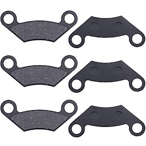 MWMNUN Front and Rear Brake Pads Compatible with Polaris Sportsman 850 800 550 500 X2 XP Touring 2009 2010 2011 2012 2013 2014 2015 2016 2017 2018