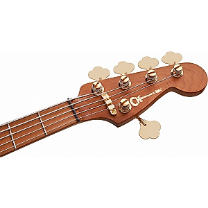 Charvel Pro-Mod San Dimas Bass Guitar JJ V, Caramelized Maple Fingerboard (Candy Apple Red)