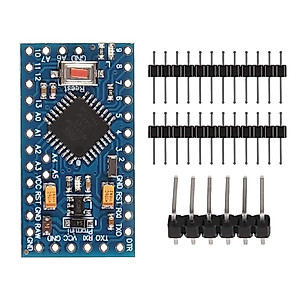 AITRIP 3pack PRO Mini Atmega328P-AU 5V/16MHz Development Board Microcontroller Bootloadered with Pin Headers for Arduino (3pcs)