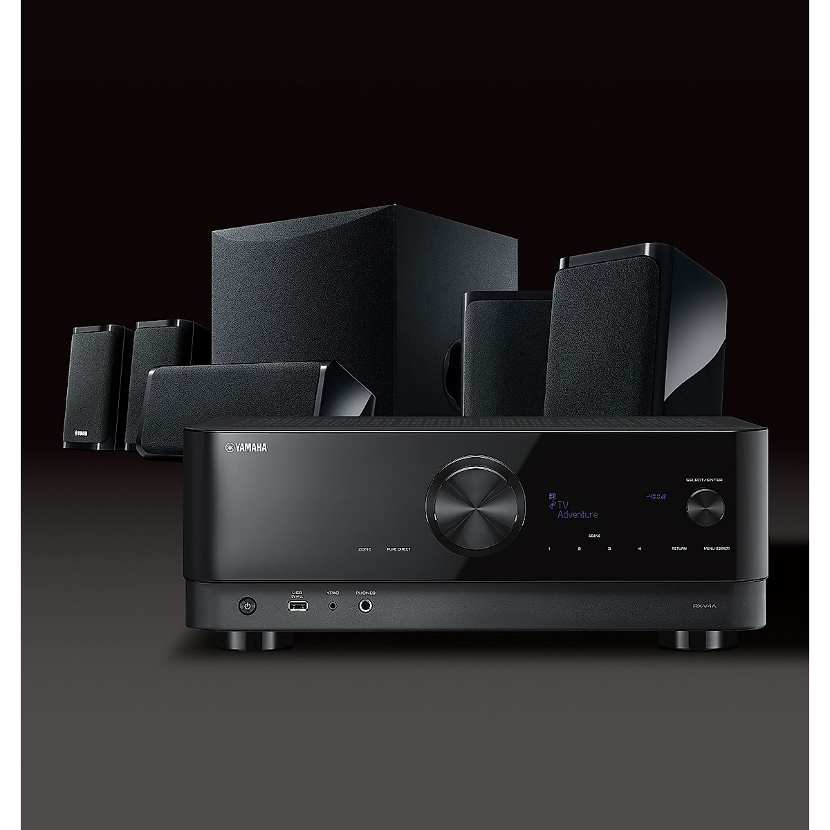 Yamaha YHT-5960U Home Theater System with 8K HDMI and MusicCast