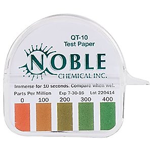 TableTop King QT-10 Quaternary Test Paper Dispenser - 0-400ppm