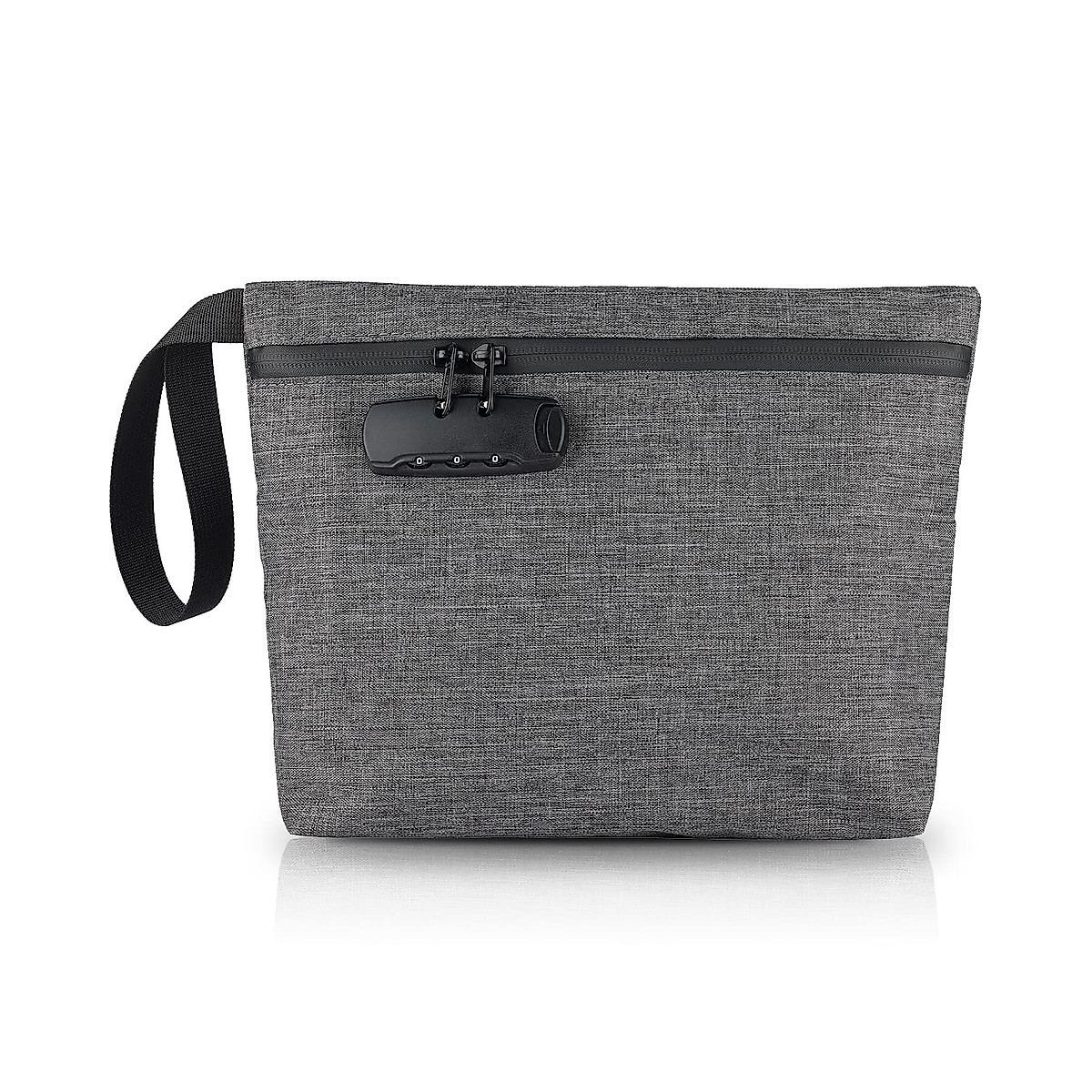 SafeDelux Storage Bag with Combination Lock and Aluminum Storage Jar