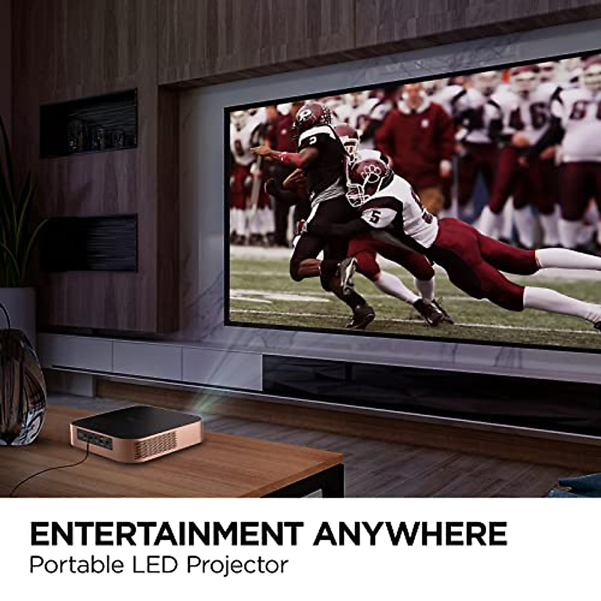 ViewSonic M2w WXGA Portable Projector with 1700 LED Lumens, H/V Keystone, Auto Focus, Harman Kardon Bluetooth Speakers, Wi-Fi Enabled, HDMI, USB C, Stream Netflix with Dongle