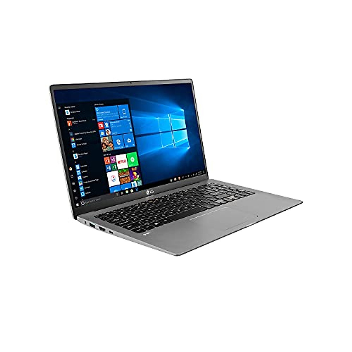 2021 LG Gram Ultralight Laptop - Full Day Battery 15.6 inch FHD IPS Intel 11th i5-1135G7 16GB LPDDR4 512GB NVMe SSD Iris Xe Graphics Backlit Keyboard RJ-45 Win 10 Pro w/RATZK 32GB USB, Gray