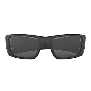 Oakley Men's OO9096 Fuel Cell Rectangular Sunglasses, SI Matte Black/Grey, 60 mm