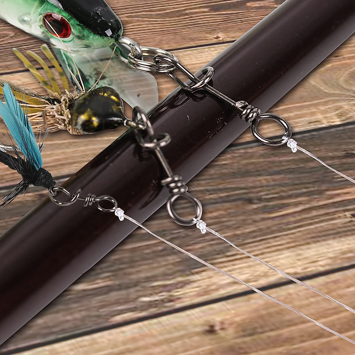 Maxcatch Fly Fishing Twist Clips for Quick Change Flies, Hooks, 10-Pack (Small (10pc/pack))