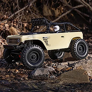 Axial RC Truck 1/10 SCX10 II Deadbolt 4 Wheel Drive Brushed RTR, Battery and Charger Not Included, Tan AXI03025T2 Trucks Electric RTR 1/10 Off-Road