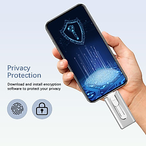 Vansuny USB 3.0 Flash Drive 64GB, 3 in 1 USB Flash Drive Photo Memory Stick for Phone/Pad and Android Phone/Tablet and PC