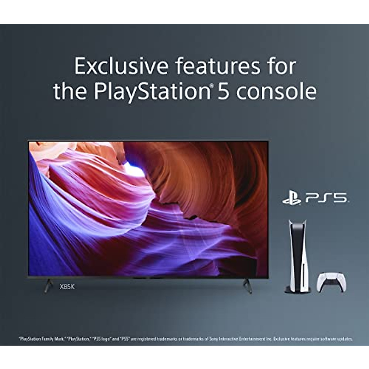 Sony 85 Inch 4K Ultra HD TV X85K Series: LED Smart Google TV with Dolby Vision HDR and Native 120HZ Refresh Rate KD85X85K- 2022 Model (Renewed)