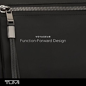 TUMI - Voyageur Contine Weekender - Bag for Travel, Business & More - Travel Weekender Bag for Women & Men - Traveling Bags - Black & Gunmetal Hardware - 12.5" X 17.3" X 7.0"