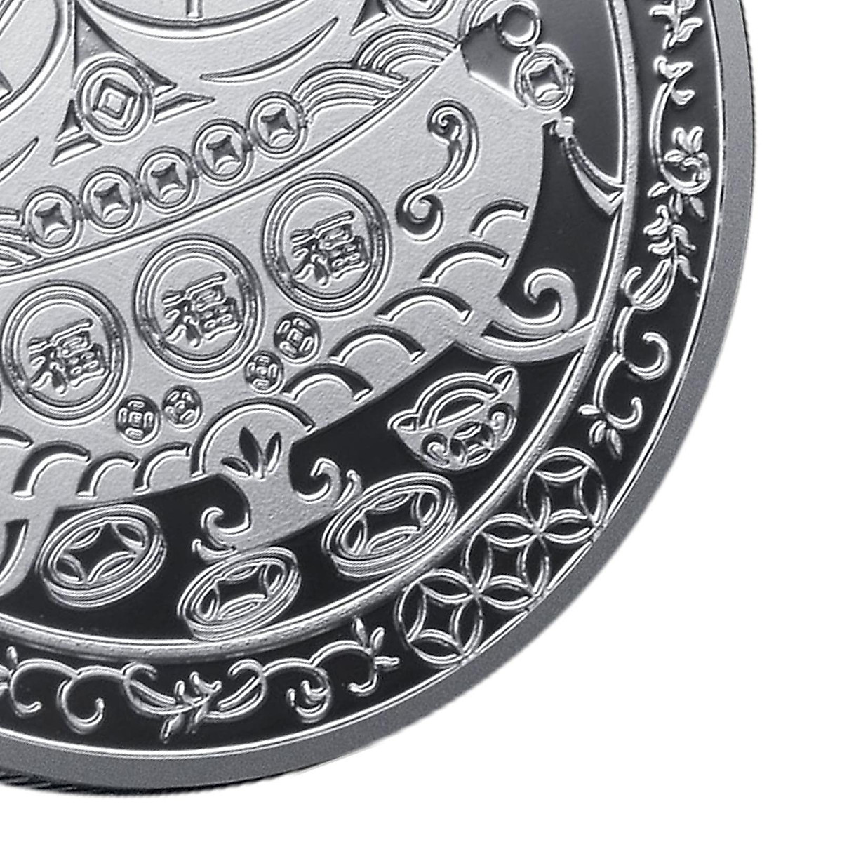 Chinese Zodiac Rabbit Commemorative, 2023 New Year of The Rabbit Uncirculated Coin, for Collectors, Collector Coin, Craft Decorations, Lucky Souvenir Gifts