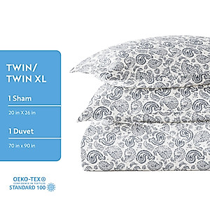 Linen Market Duvet Cover King Size (Navy) - Experience Hotel-Like Comfort with Unparalleled Softness, Exquisite Prints & Solid Colors for a Dreamy Bedroom – King Duvet Cover Set with 2 Pillow Shams