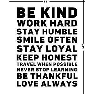 Motivational Wall Art - 11x14" UNFRAMED Print - Inspirational Quotes Wall Decor - Black And White Typography Wall Art