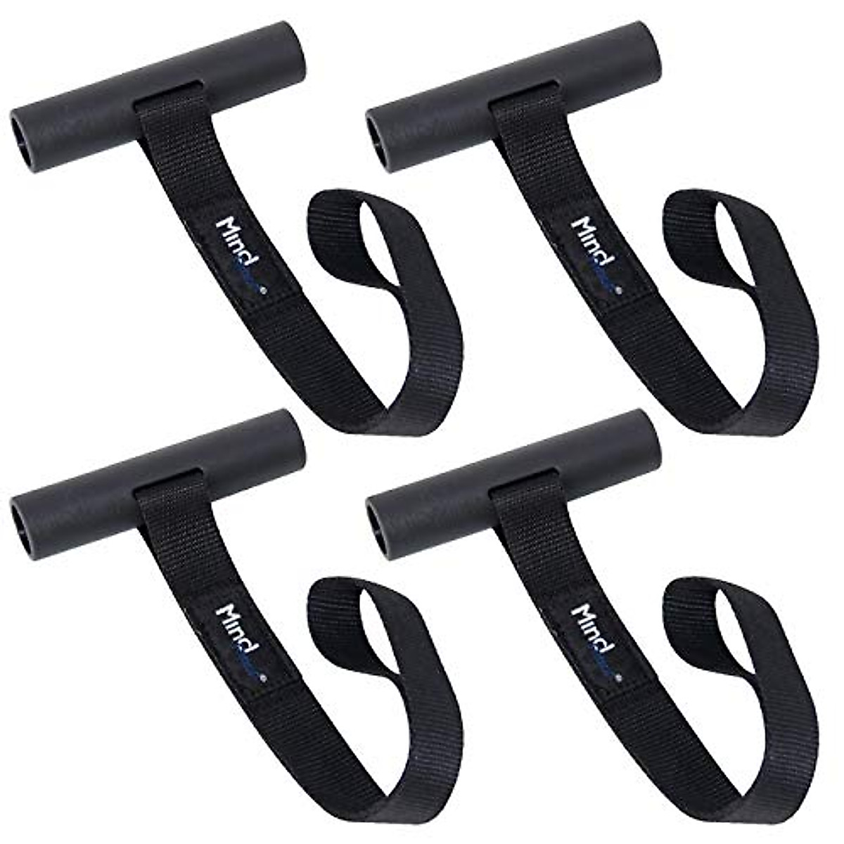 Quick Hood Loops, Mind and Action Kayak Tie Down Anchor Straps, Canon Transport Accessories for Car Hoods and Trunks(4 Pack)