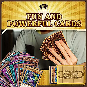 Yugioh Holo Foil Rares Collection | 30x Holographic Foil Rares + 70 Additional Cards| 100x Total Cards | Guaranteed Authentic | Includes Cosmic Gaming Collections Deck Storage Box