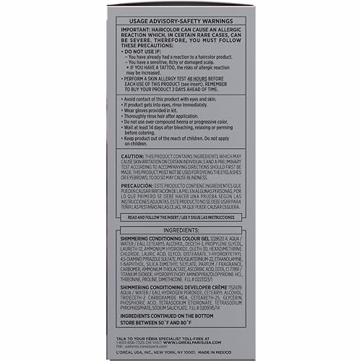 L’Oréal Paris Feria Multi-Faceted Shimmering Permanent Hair Color, 622 Fuchsia-cha, Pack of 1 Hair Dye Kit