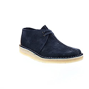 MEN’S CLARKS ORIGINAL DESERT TREK “MADE IN PORTUGAL, INK HAIRY SUEDE, 7.5