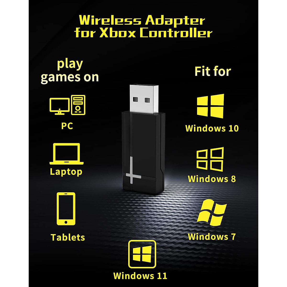 OLCLSS Wireless USB Adapter, Compatible with Xbox Controllers, Low Latency, Faster Data Transmission, 100% Satisfied