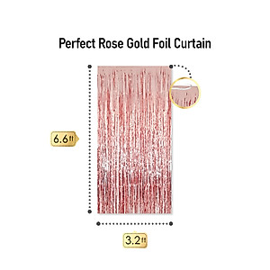 PartyForever 60th Birthday Decorations for Women Rose Gold Supplies Big Set Including Birthday Banner with 60 and Fabulous Sash for Her Sixty Bday Theme Party Decor