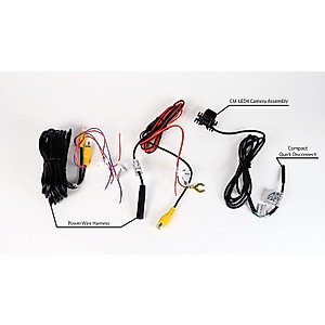 RYDEEN CM-HD4 Backup/Front View Camera, Waterproof, NightVision 960 TV LINE HD CMOS, OEM Style ABS Housing, Wing Mount, Reverse Trigger Auto Switching, for Cars, Trucks, SUVs, RVs, Vans (Black)