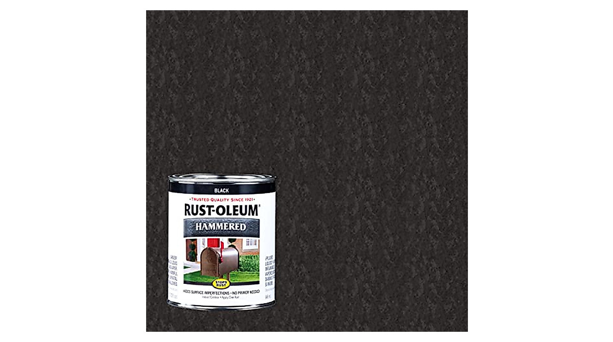 Rust-Oleum Stops Rust Hammered Black Paint - Protect & Renew