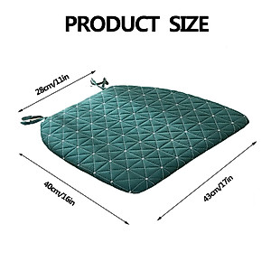 Kitchen Chair Cushions Set of 4 Non Slip, Seat Cushions for Dining Room Chairs, Dining Chair Pads Washable, Summer Colorful Decorative Pads, Breathable and Not Stuffy Yellow