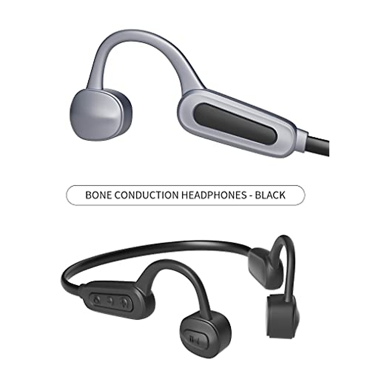 GULSARAYI Bone Conduction Headphones,Open Ear Bluetooth Headphones with Built-in Mic,IP68 Waterproof Wireless Sport Headset for Running Workout Gym Swimming