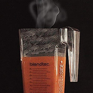 Blendtec 90 oz WildSide Jar, Commercial Grade - Five-Sided Replacement Blender Jar - Compatible with Blendtec Blenders - 36 oz Blending Capacity - Clear