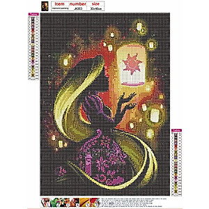 ZSWLLHP 8 Pack Disiney Diamond Painting Kits,Upgrade Diamond Art Kits for Adults,Cross Stitch Full Drill Shiny Diamond Embroidery Pictures Arts Craft for Home Wall Decor Gift 12X16inch