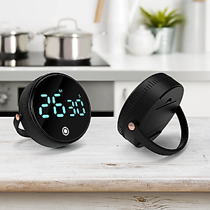 izBuy Digital Kitchen Timer for Cooling, Magnetic Classroom Timer for Kids, Large LED Display Stopwatch Countdown Visual Timer Clock for Teacher Workout Egg Seniors