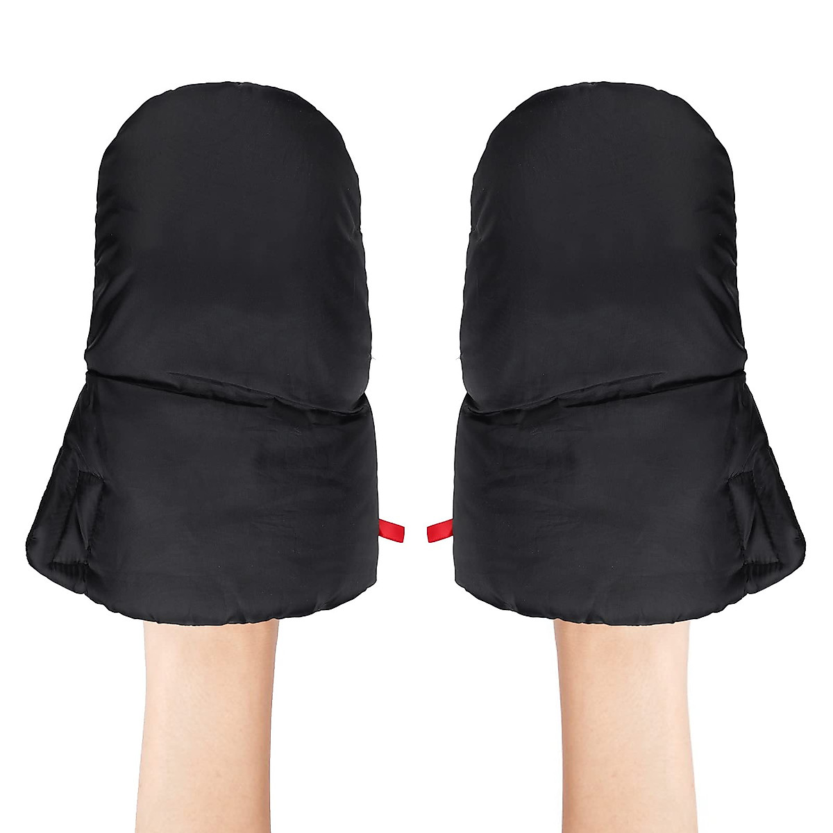 ITODA Warm Hand Muff for Stroller Winter Anti-Freeze Cold Weather Hand Cover Thick Windproof Universal Carriage Outdoor Warmth Lining Gloves for Caregivers Parents