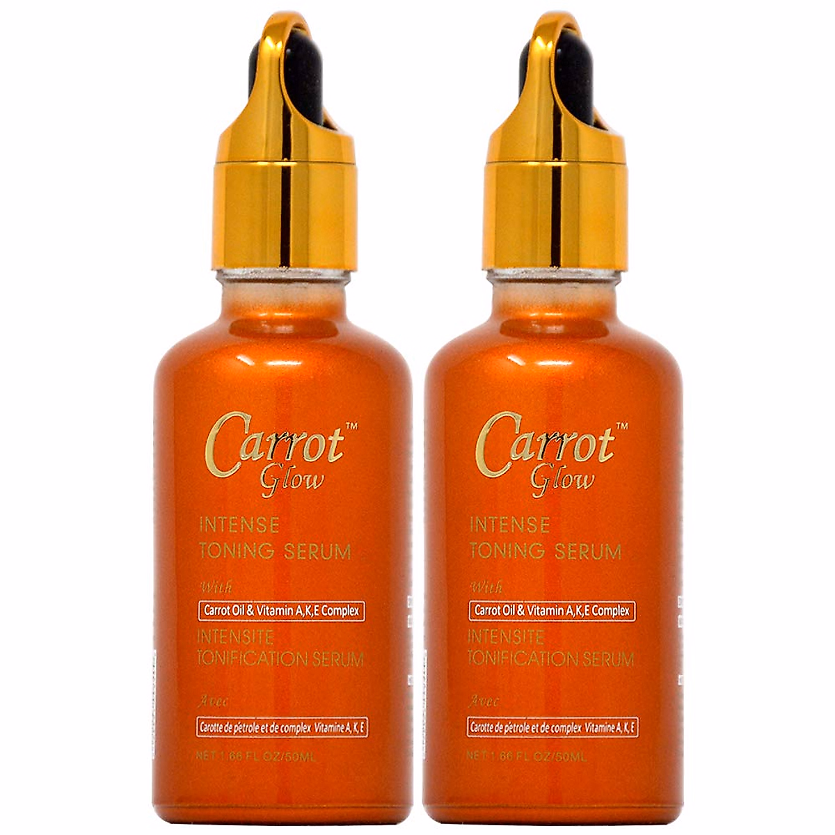 Carrot Glow Intense Toning Serum 1.66oz (Pack of 2)