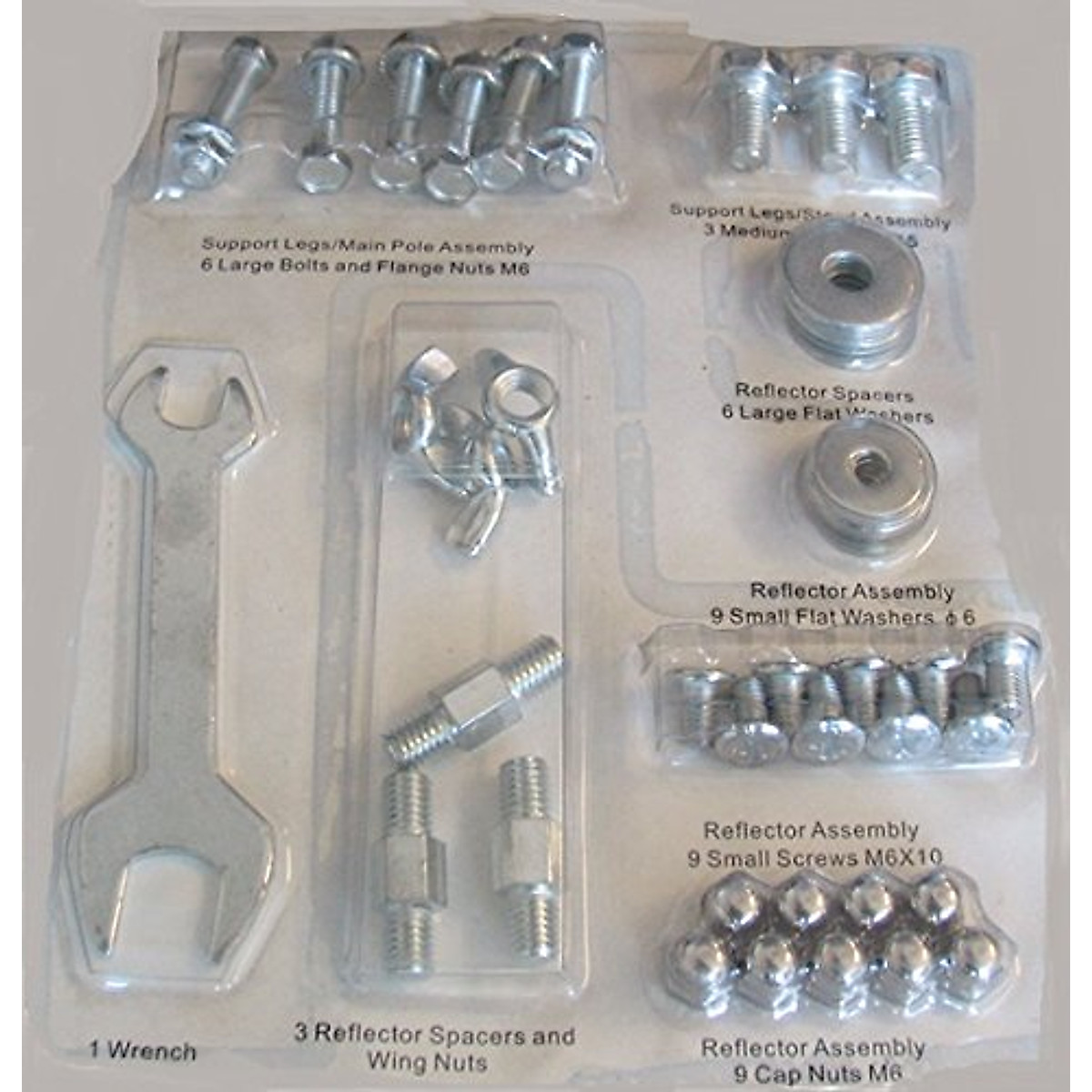 Full Size Patio Heater Complete Hardware Set