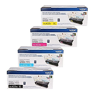 Brother HL-L8360CDW (TN-433) High Yield Toner Cartridge Set
