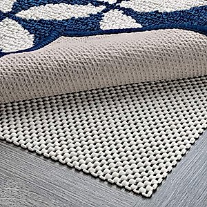 DoubleCheck Products Rug Gripper Non Slip Rug Pad Underlay Liner for Hardwood Floors Supper Grip Thick Padding Adds Cushion Prevents Sliding Size 2 X 4