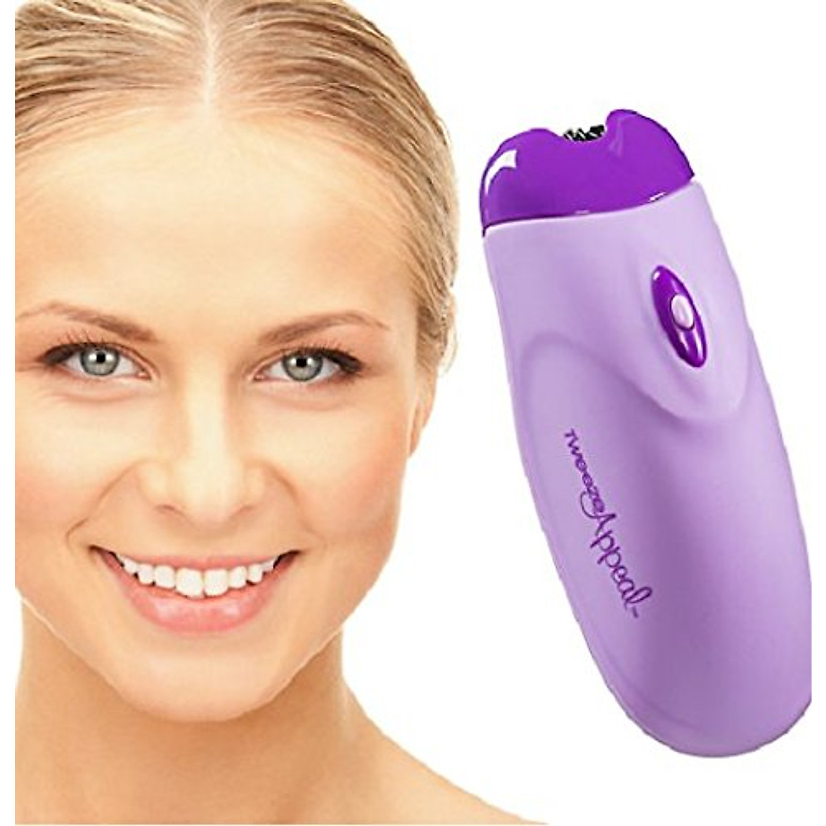 Tweeze Appeal Facial and Bikini Hendheld Hair Remover, Electric Tweezer Epilator
