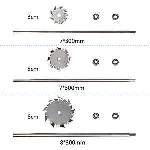 YUCHENGTECH Dispersing Disc Dispersion Impeller Dispersing Machine Blade Paddle Impeller Stainless Steel 5cm Disc with 7X300mm Rod （1.96″disc with 0.27″X11.8″Rod）