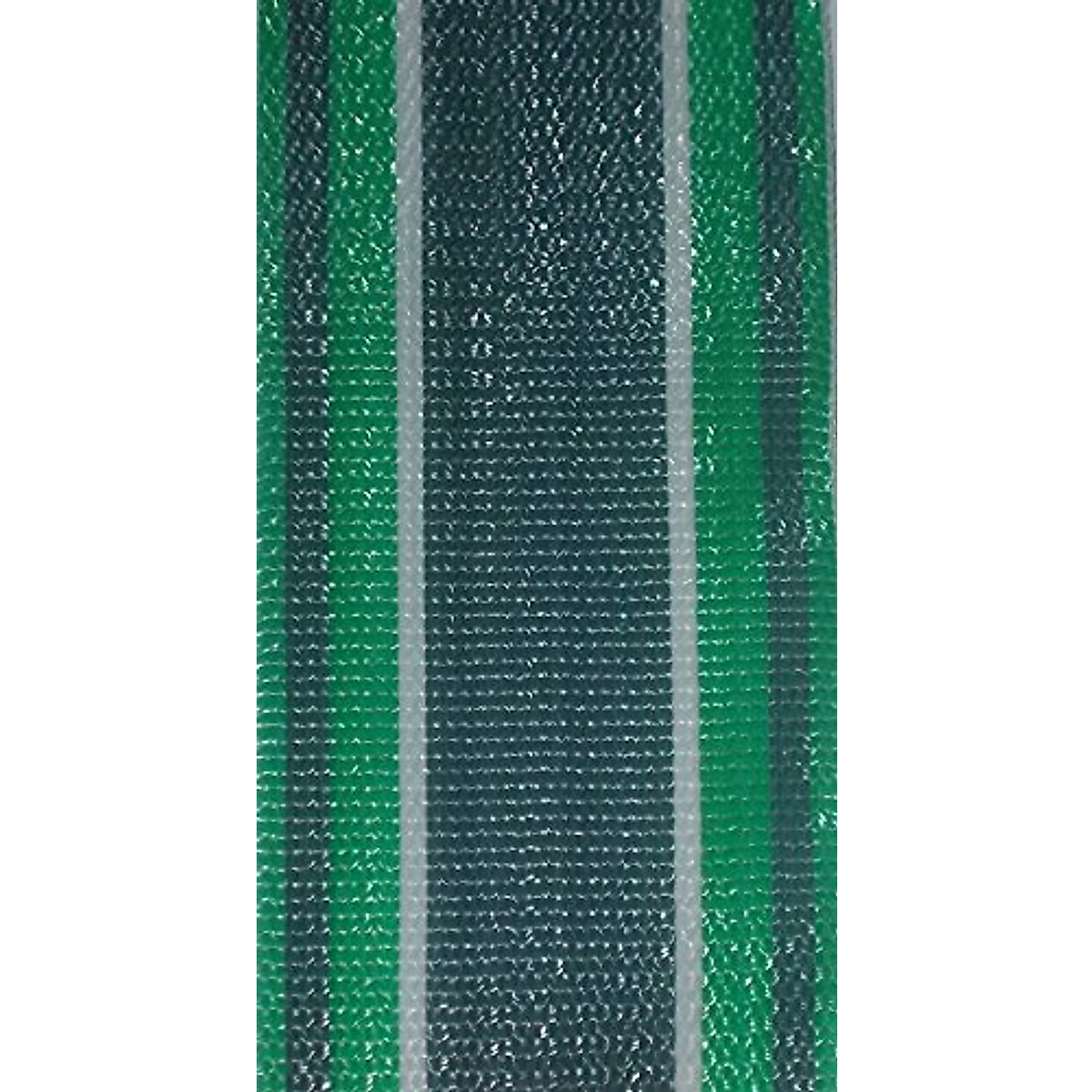 WebbingPro(TM Lawn Chair Webbing Kit - Green Stripe Lawn Chair Webbing 2 1/4 Inches Wide 50 Feet Long Roll and 30 Webbing Screws