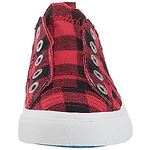 Blowfish Malibu womens Play Sneaker, Red Buffalo Check, 6 US