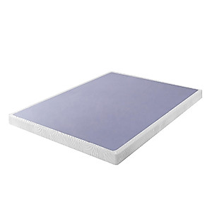 ZINUS Edgar 4 Inch Wood Box Spring, Mattress Foundation, Sturdy Wood Structure, Low Profile, Easy Assembly, Full